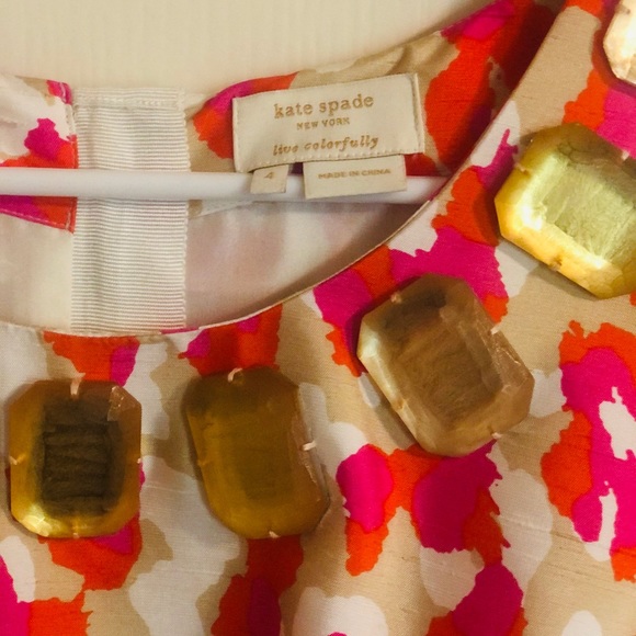 kate spade | Dresses | Kate Spade Into The Wind Gail Animal Print Dress ...